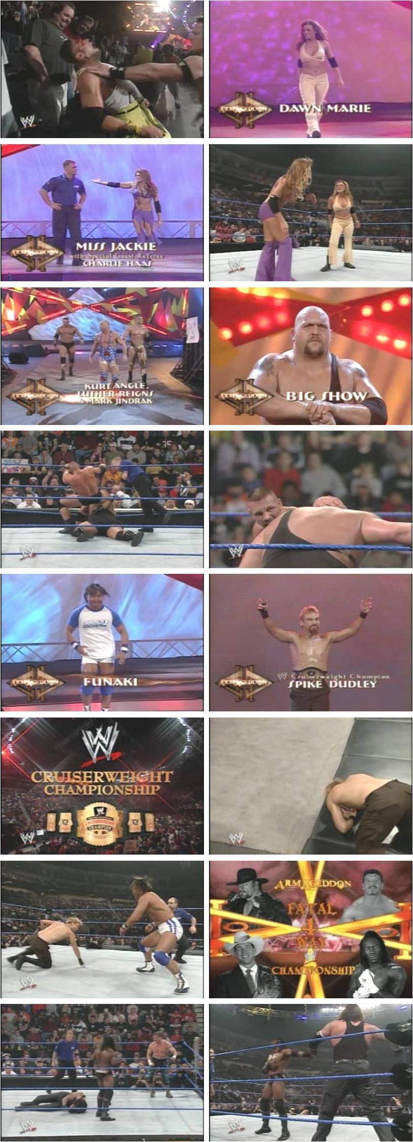 WWE 2004년 12월 아마겟돈 ARMAGEDDON (WWE.WWF.WCW.ECW)