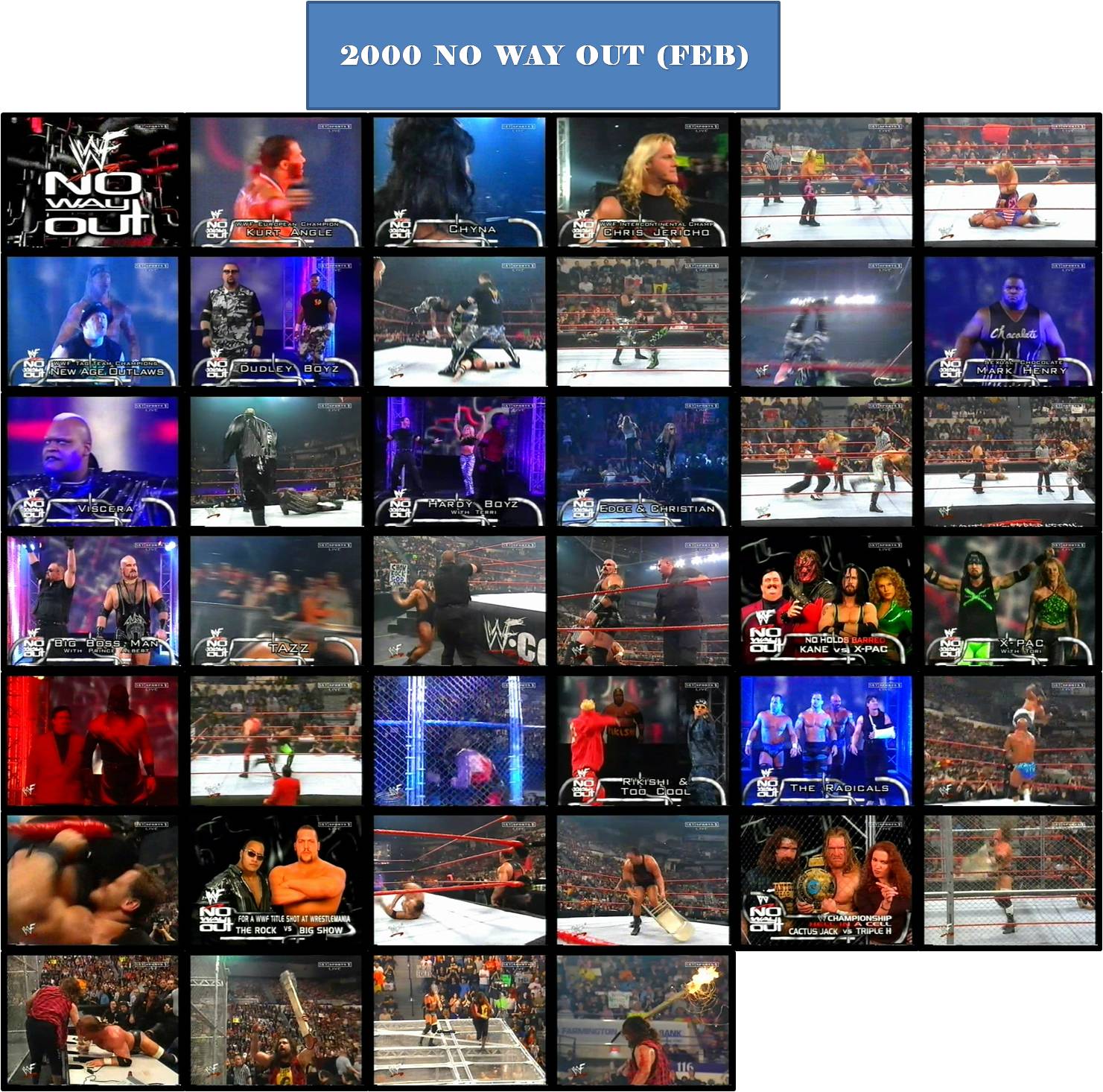 WWE 2000 PPV 모음 (WWE.WWF.WCW.ECW.TNA)