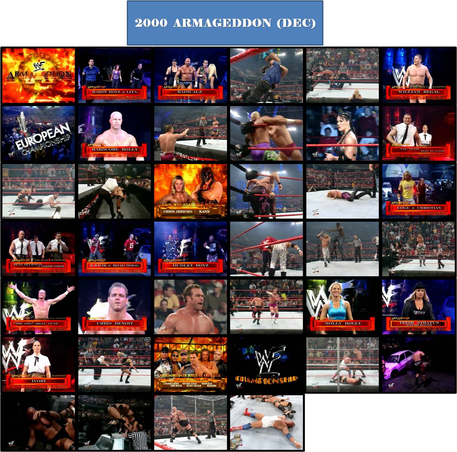 WWE 2000 PPV 모음 (WWE.WWF.WCW.ECW.TNA)