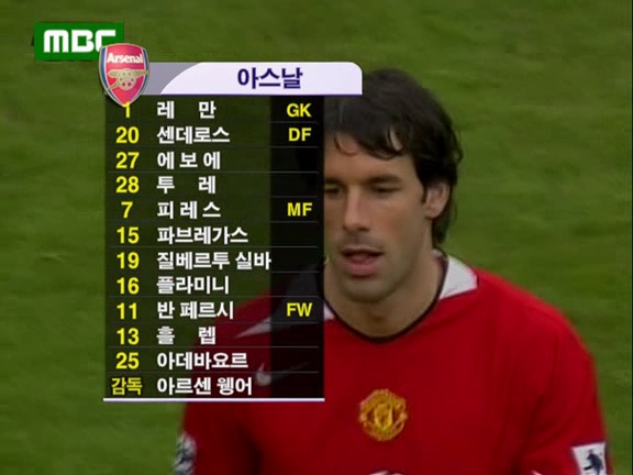 2005-2006 EPL 33R 맨체스터 Utd vs 아스날