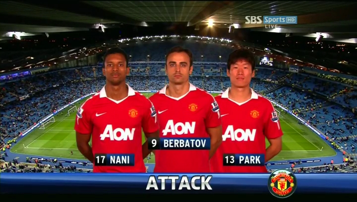 2010-2011 EPL 12R 맨체스터 더비 맨체스터 Utd vs 맨체스터 시티