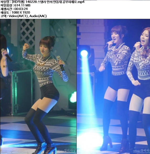 [두두][HD직캠] 140228 스텔라 민희 안동대