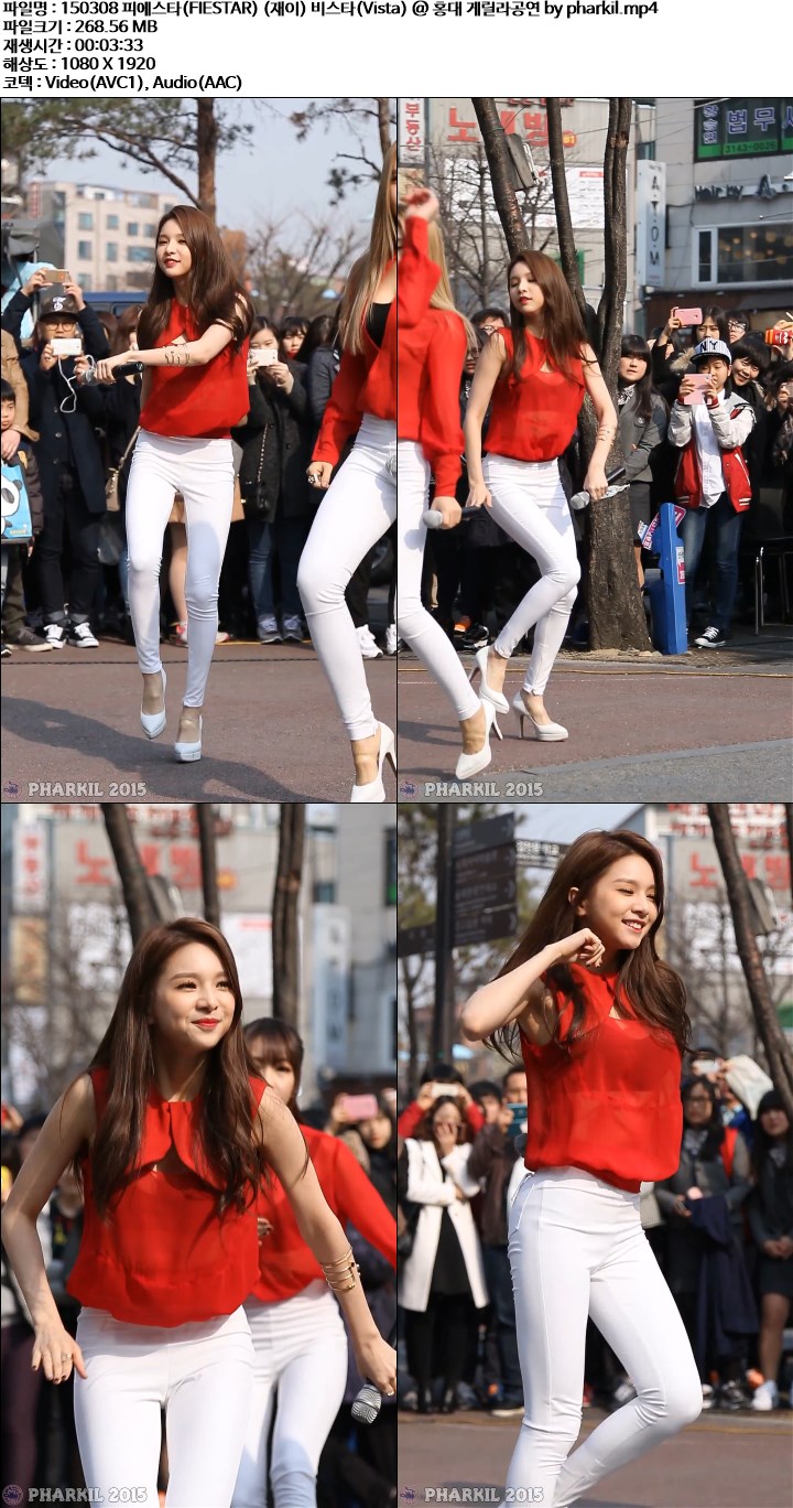 [HD직캠] 150308 피에스타(FIESTAR) 홍대 by pharkil