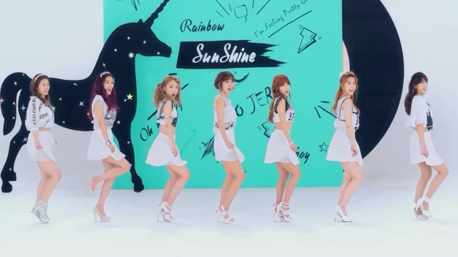 레인보우 - SUNSHINE 뮤직비디오