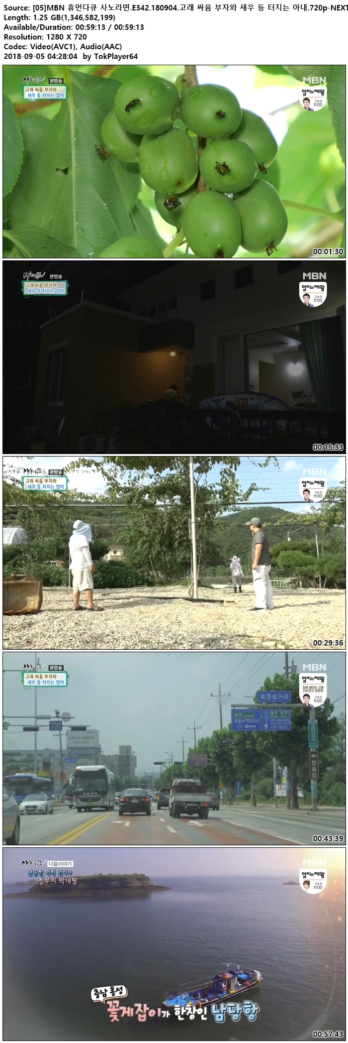 MBN 휴먼다큐 사노라면.E342.180904.고래 싸움 부자와 새우 등 터지는 아