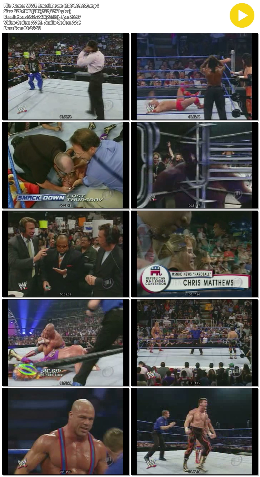 [세정] WWE 2004년 9월 모음