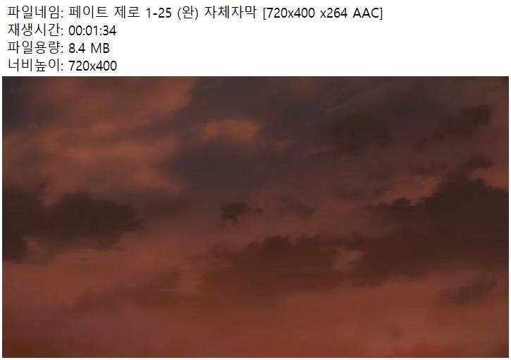 페이트 제로 1-25 (완) 자체자막 [720x400 x264 AAC]