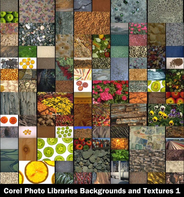 Corel Photo Libraries Backgrounds and Textures 1