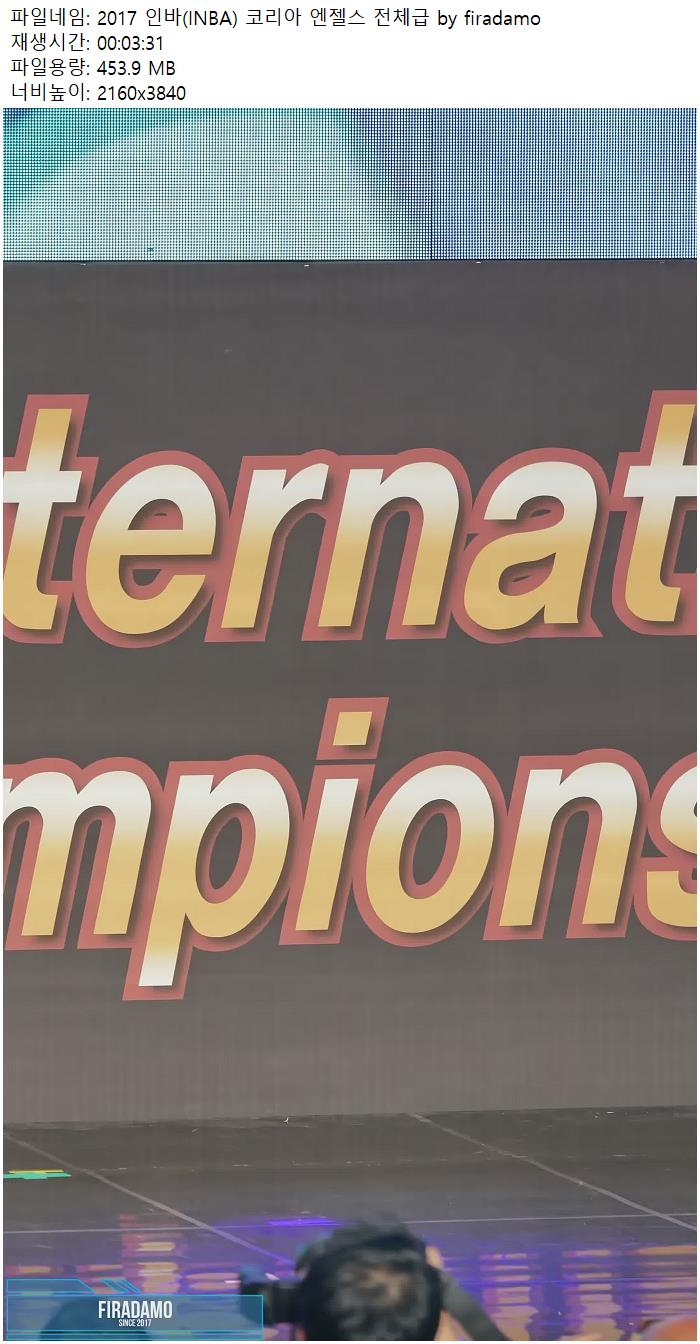 2017 인바(INBA) 코리아 엔젤스 전체급 by firadamo