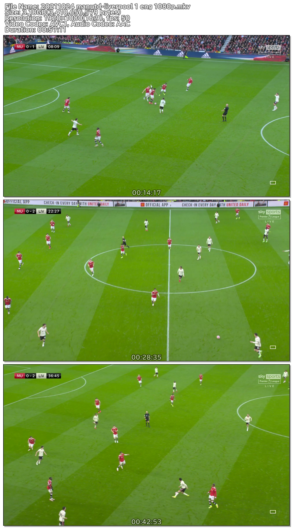 [EPL 9R] 맨유 vs 리버풀 대참사 스카이스포츠