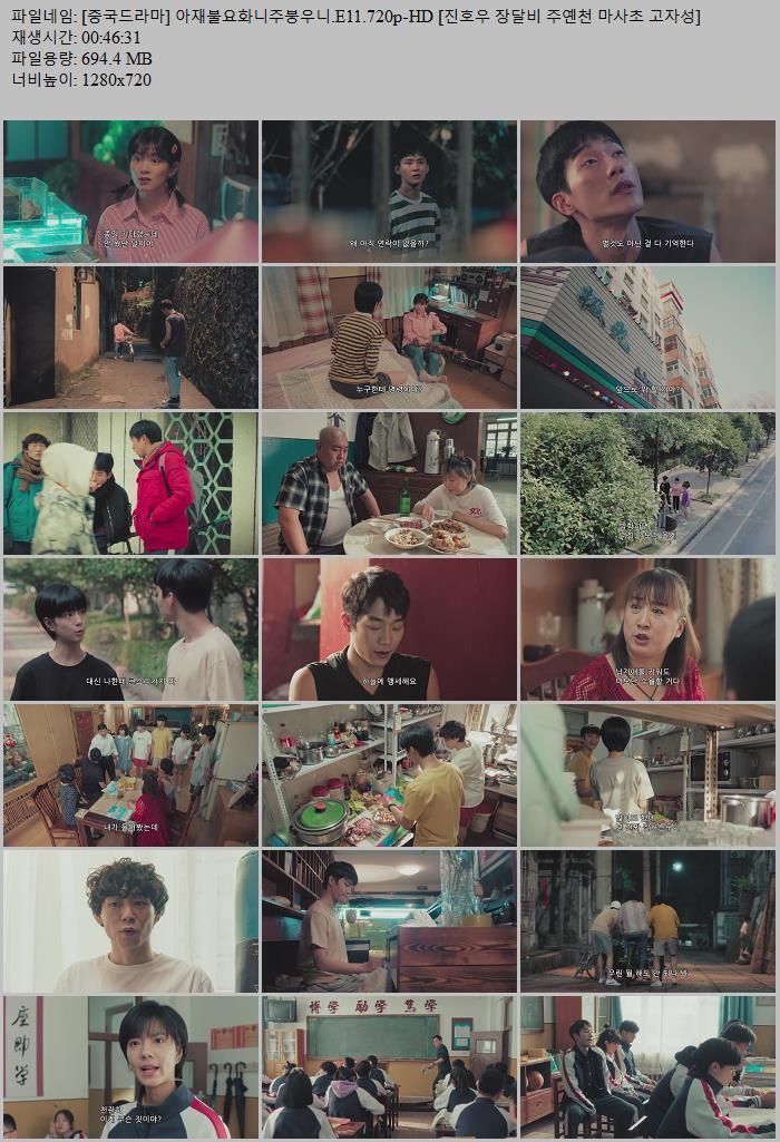[중국드라마] 아재불요화니주붕우니.E11.720p-HD [진호우 장달비 주옌천 마사초 고자성]