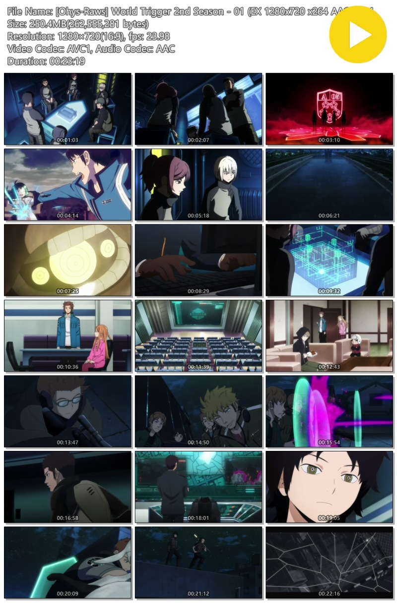 월드 트리거 2기 01-12화 완결[EX 1280x720 x264 AAC][Ohys-Raw