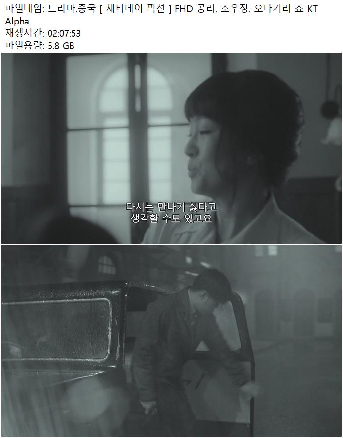 드라마.중국 [ 새터데이 픽션 ] FHD 공리. 조우정. 오다기리 죠 KT Alpha