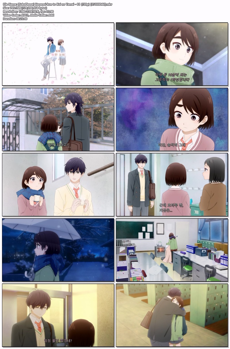 [SubsPlease] 하나노이 군과 상사병 - 01 720p [21183DAE]